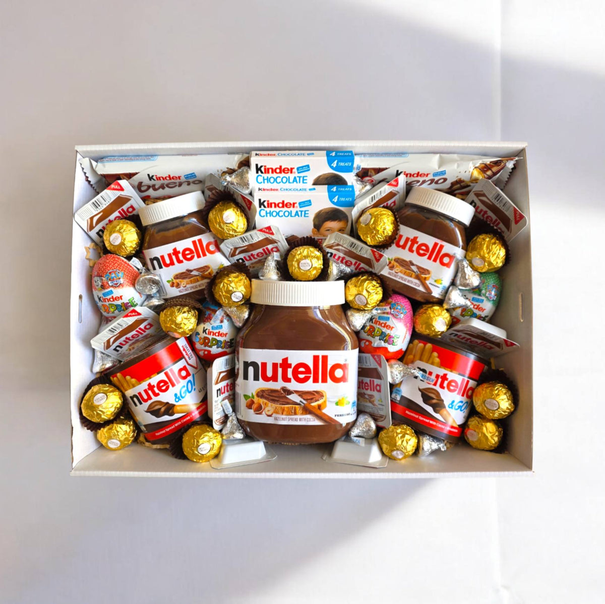 Ultimate Nutella Gift Box | 750g Jar, Kinder & Ferrero | Perth Delivery ...